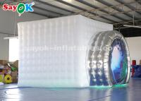 China Inflatable Camera Shaped Photo Booth 3x2.7x2.5m White Silver Oxford Cloth for Events for sale
