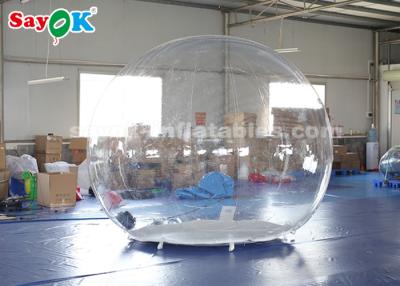 China Transparent Dome Inflatable Tent 3m 0.6mm PVC Non-Toxic Flame-Retardant Air Tent for sale