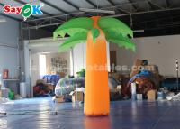 China 2m Green Yellow Christmas Inflatable Tree with 16 Color LED Lights for Outdoor Decoration for sale