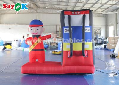 China Inflatable Advertising Characters 2m Durable Oxford Cloth Gas Station Cartoon for Commercial Use for sale