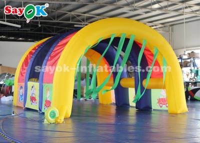 China Inflatable Rainbow Arch Tent 5x2.5x2m Party Event Blow Up Yard Tent with Oxford Cloth for sale
