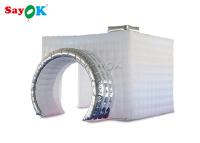 China White Camera Shaped Inflatable Photo Booth 3.5x2.8x2.5m Water Resistant for Events & Exhibitions for sale