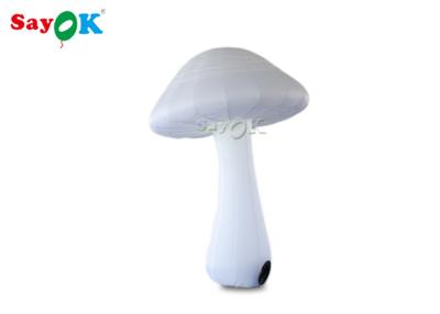 China 2m Inflatable Mushroom with LED Lighting Decoration for Event Party Wedding for sale