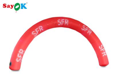 China Custom Inflatable Arch 6x3m Red Start Finish Line for Advertising Event CE SGS for sale