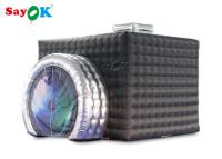 China Sayok 3.5x2.8x2.5m Inflatable Camera Photo Booth with LED Lighting for Wedding Party Events for sale