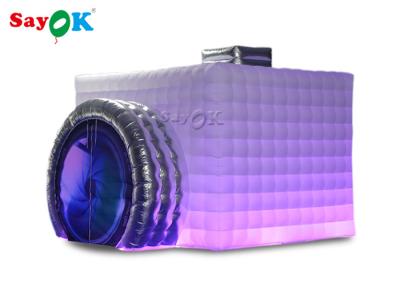 China Camera Shaped Inflatable Photo Booth 3.5x2.8x2.5m Oxford Cloth Party Tent for Wedding for sale