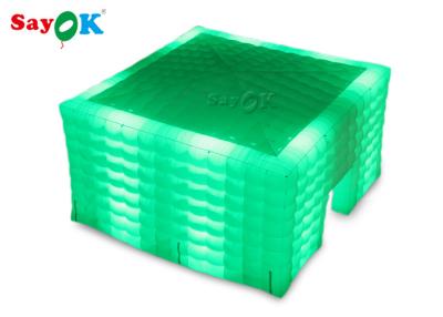 China Sayok 8x8x5m Inflatable LED Cube Tent for Commercial Advertising Party Decoration for sale