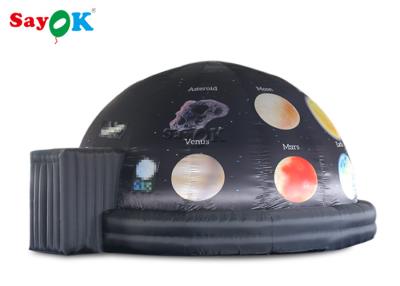 China Inflatable Digital Mobile Planetarium With PVC Floor Mat For Astronomy Museum for sale