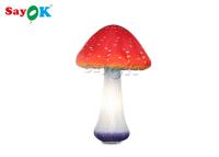 China Waterproof 2m Inflatable Mushroom with Air Blower for Stage Decoration for sale