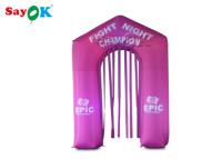 China Custom Inflatable Halloween Archway 2x2.8m 210D Oxford Cloth Event Arch Tent with Logo Printing for sale