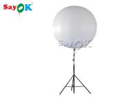 China 1.5m Inflatable Tripod Stand Light Balloon with 3m Pole and Color Changing LED for Decoration for sale