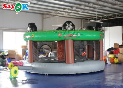 China Commercial Inflatable Human Whack A Mole Game 4.5x4.5x1.8m with Air Blower for sale