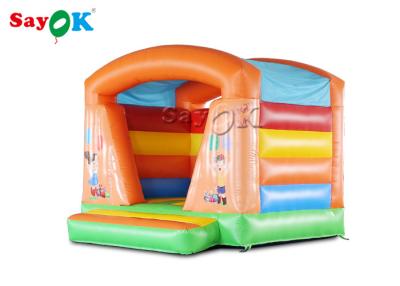 China Custom PVC Inflatable Bounce House 0.55mm Fire Retardant Kids Jumping Castle for sale