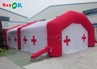 China Inflatable Emergency Medical Tent - Waterproof PVC Tarpaulin Construction with Custom Sizes and CE/SGS/ROHS Certification for sale