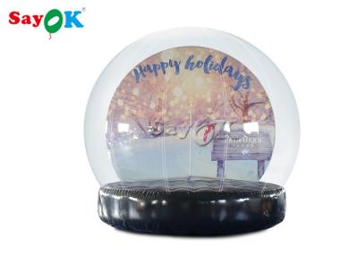 China PVC Inflatable Snow Globe 3m for Outdoor Christmas Advertising Decoration for sale