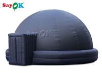China Mobile 360 Digital Inflatable Planetarium Dome Easy To Setup Black Color for sale