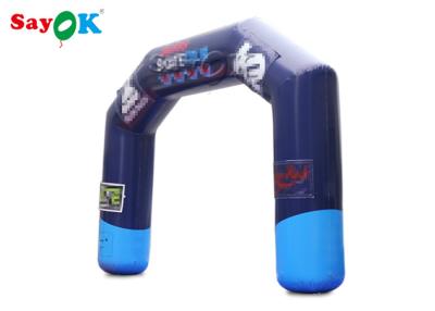 China 8x5.05m Inflatable Finish Line Arch - 600D Oxford/PVC Outdoor Sports Racing Advertising Structure with CE/UL Blower for sale