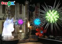 China 190T Oxford Cloth Hanging LED Inflatable Star 1m for Outdoor Event Decoration for sale