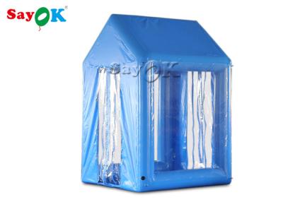 China 2x2x3M Blue PVC Inflatable Disinfection Channel Tent with CE/SGS Certification for Hospital & Public Spaces for sale