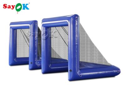 China Inflatable Football Shooting Target Game 2x2x2.6m PVC Soccer Door for Kids Outdoor Fun for sale