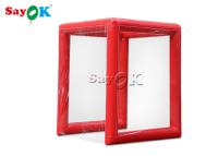 China Fire Proof Outdoor Red Inflatable Medical Tent 2x2x2.5mH Or Customized for sale