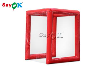 China Fire Proof Outdoor Red Inflatable Medical Tent 2x2x2.5mH Or Customized for sale