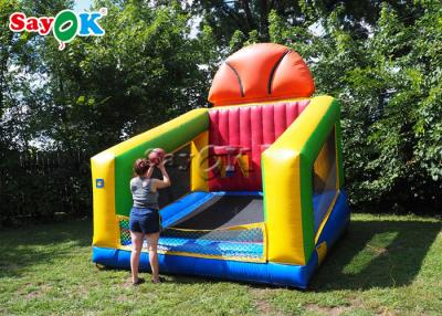 China Inflatable Basketball Game 4x3.6x3m PVC Tarpaulin Children Sports Shooting Game for sale