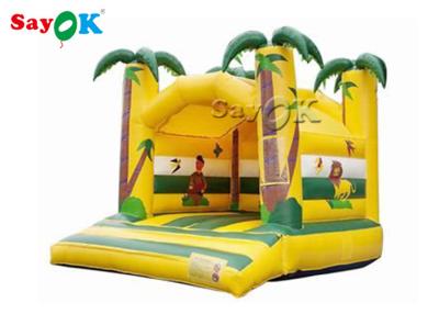 China Jungle Animal Theme Commercial Inflatable Bouncy Castle - Custom Sizes with 25 ft Power Cord & CE/UL Certified Blower for sale