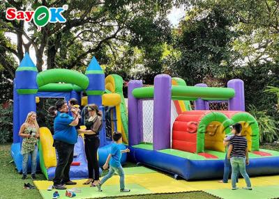 China Customizable Inflatable Camo Bouncer for Amusement Parks - 4-10 Minute Setup with SGS/CE Certification for sale