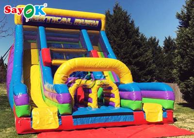 China Customized Commercial Inflatable Bouncer Slide 0.55mm PVC Tarpaulin for Theme Parks for sale