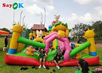 China Commercial Inflatable Bouncer with 0.55mm PVC Material and Custom Sizes for Outdoor Playgrounds and Events for sale