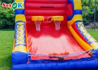 China Inflatable Basketball Hoop Game 0.4mm PVC Tarpaulin CE Certified Two Hoop Backyard Fun for sale