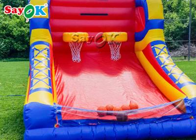 China Inflatable Basketball Hoop Game 0.4mm PVC Tarpaulin CE Certified Two Hoop Backyard Fun for sale