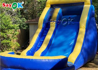 China Small Inflatable Slide 6m x 5m x 3m High Durability PVC Tarpaulin Bouncer Slide for Kids for sale