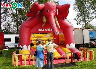 China Custom PVC Elephant Inflatable Bounce Castle - SGS/CE Certified Children Jumping Castle for Amusement Parks for sale
