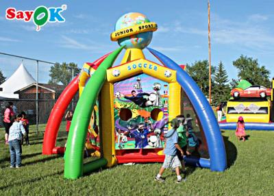 China Fire Resistant Inflatable 5 in 1 Sports Game Basketball Football Baseball Combo for Shopping Mall for sale