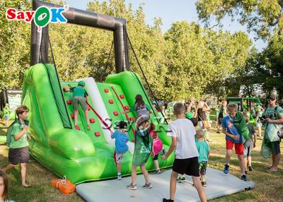 China Commercial Inflatable Bouncer Obstacle Slide 0.55mm PVC Custom Size ROHS for sale