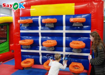 China Custom Inflatable Basketball Game 110V 220V PVC Tarpaulin Interactive Kids Toy for sale