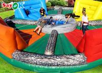 China Inflatable Hungry Hippo Game PVC Tarpalin 4 Player Bungee Tug of War Outdoor Sports for Kids Adults 25 Balls for sale