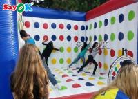 China Inflatable Twister Mattress 4x4m Interactive Outdoor Game for Kids Adults Custom Logo for sale