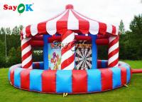 China Inflatable 5-in-1 Carnival Sports Games Booth Basketball Toss PVC Tarpaulin CE SGS for sale