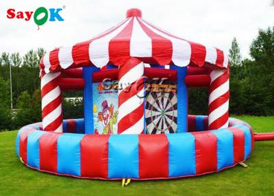 China Inflatable 5-in-1 Carnival Sports Games Booth Basketball Toss PVC Tarpaulin CE SGS for sale