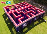 China Inflatable Laser Maze Obstacle Course 10x10x2m Customizable PVC CE UL GS for sale
