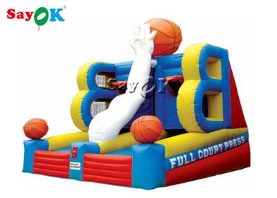 China Inflatable Basketball Double Shot Hoop Game 3 Years Warranty Outdoor Sport for sale
