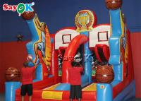 China Giant Inflatable Basketball Hoop Commercial Shooting Game PVC Tarpaulin Custom Size for sale