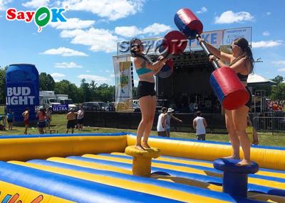 China Inflatable Gladiator Jousting Game Double Stitching PVC Kids Adults Party 5min Setup for sale