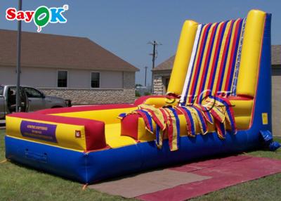 China Customized Inflatable Sticky Wall Sport Games 4x5x3.5m for Outdoor Climbing Jumping Fun for sale