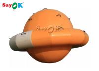 China Inflatable Water Bubble Saturn Rocket UFO Gyroscope 2m Diameter PVC Tarpaulin Water Park Toy for sale