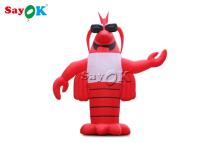 China 7M Inflatable Lobster Model Sea Animal Crawfish Advertising Balloon 210D Nylon for sale