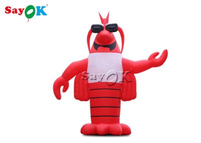 China 7M Inflatable Lobster Model Sea Animal Crawfish Advertising Balloon 210D Nylon for sale